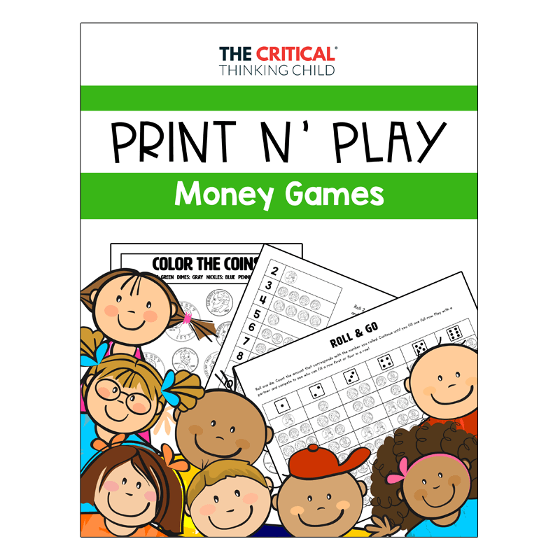 Print And Play Math Games Money For Ages 3 6 The Critical Thinking Print And Play Math Games Money For Ages 3 6 The Critical Thinking